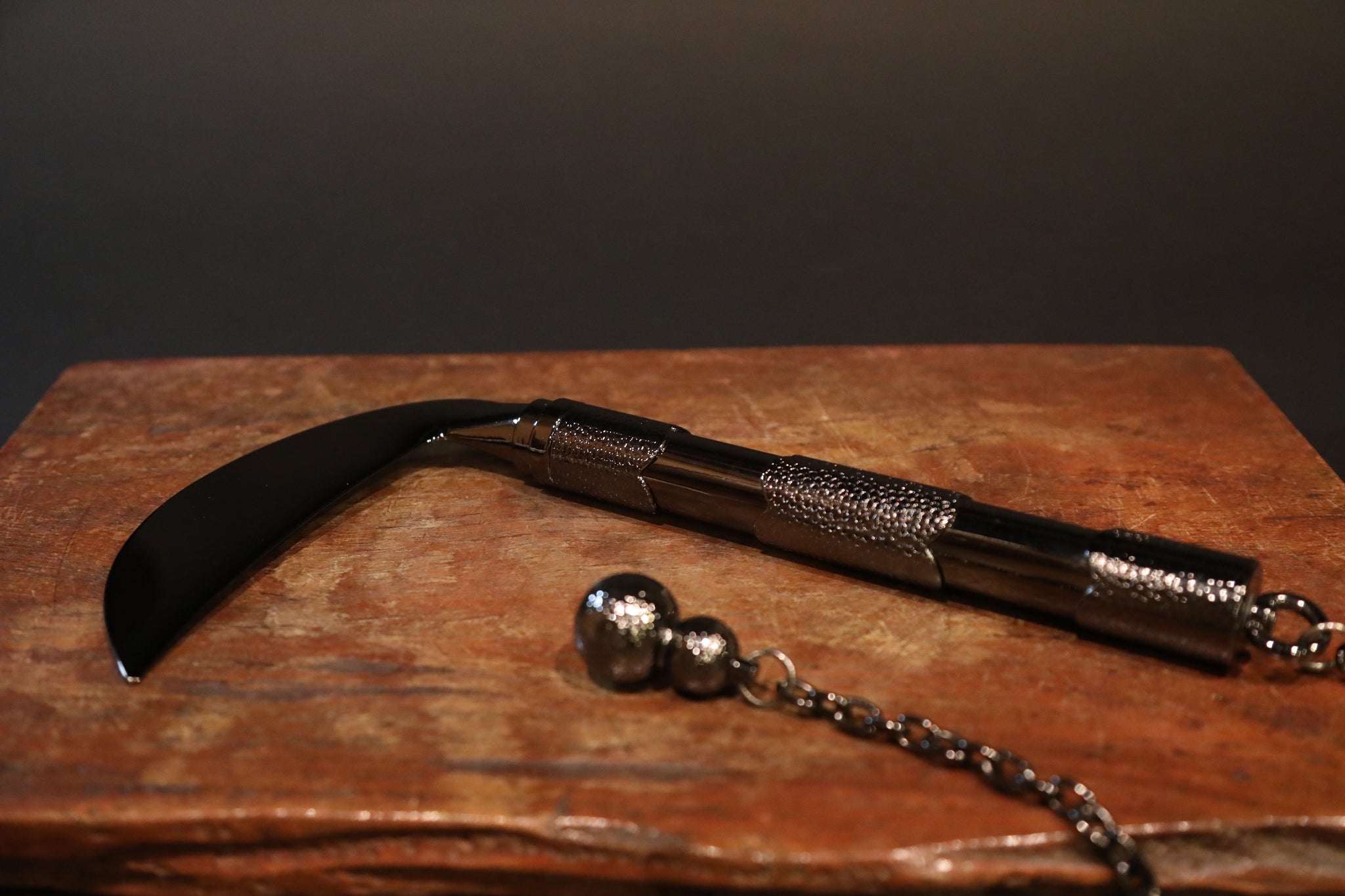 Ninja Sickle with Chain and Weight "KUSARI GAMA" (Imitation) – Ninja ...